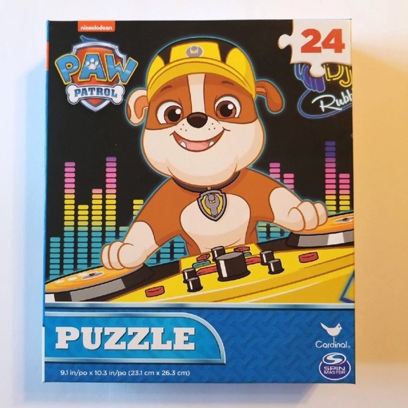 Nickelodeon | Accessories | Paw Patrol Rubble 24pc Puzzle Large Box ...